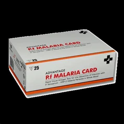 J Mitra Pf Pv Malaria Rapid Kit At Rs 22 J Mitra Diagnostic Test