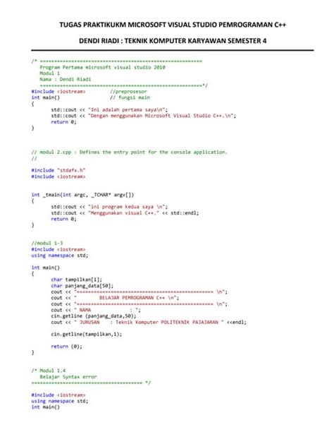 Bahasa Pemrograman C Pptx