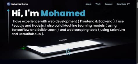 Mohamed Samir On Linkedin React Javascript Tailwindcss Threejs
