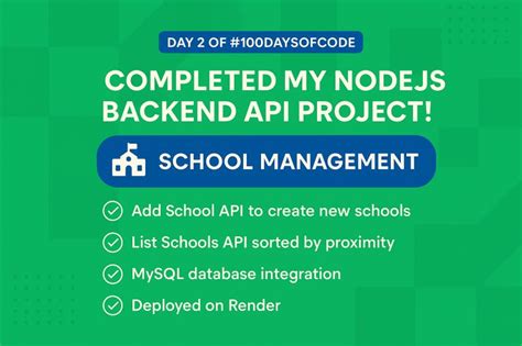 100daysofcode 100daysofcode Nodejs Expressjs Mysql Api Render