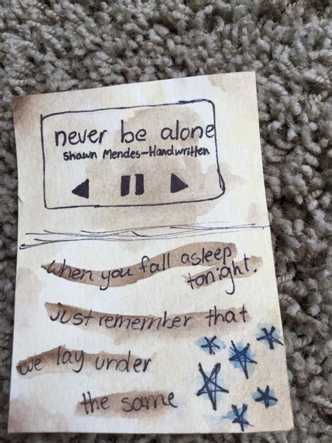 Shawn Mendes Song Lyric Art Mendes Army Amino