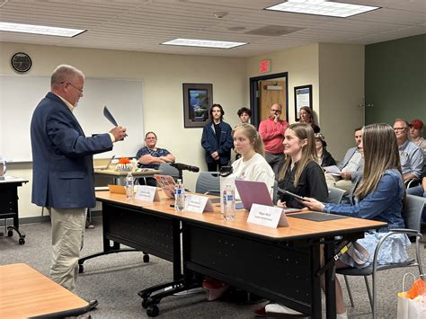 Student Representatives To School Board Recognized Washougal High School