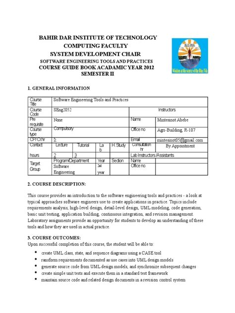 Software Engineering Tools Course Guide Book 1 Pdf Unit Testing