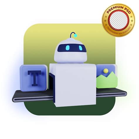 Premium Psd 3d Text To Image Bot Generator