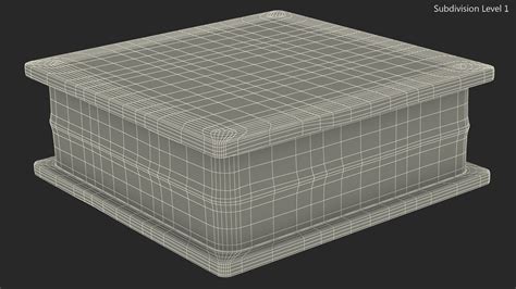 Quadra Glass Block 3d Model 19 3ds Blend C4d Fbx Max Ma Lxo