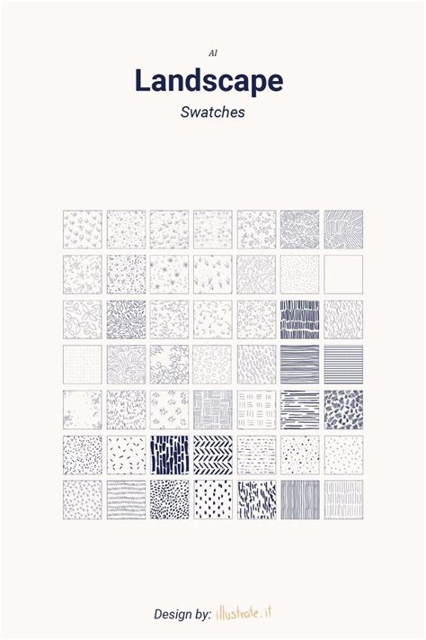 Illustrator 50 Hand Draw Vector Textures Architectural Vector Swatches Textures For Illustrator
