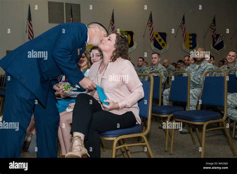 U S Air Force Col Casey Cooley 307th Maintenance Group Commander Presents His Wife Julie