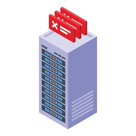 Security Server Icon Isometric Vector Data Software Vector Art At Vecteezy