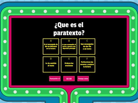 Progresion Tematica Gameshow Quiz