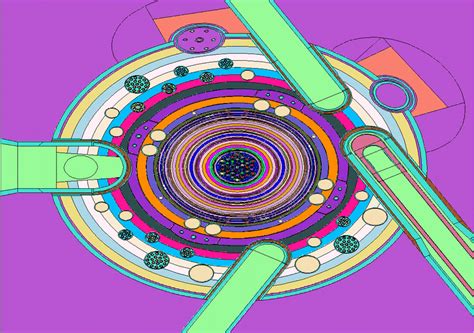 Cross Section Of The As Modeled Representative Core Configuration At