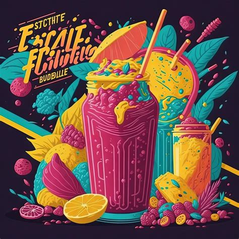 Premium Vector Illustration Vector Juice Fruites