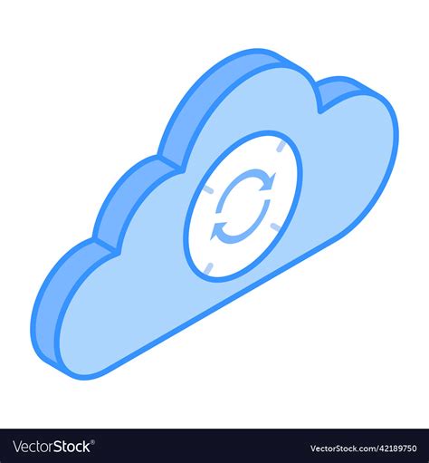 Cloud Backup Royalty Free Vector Image Vectorstock