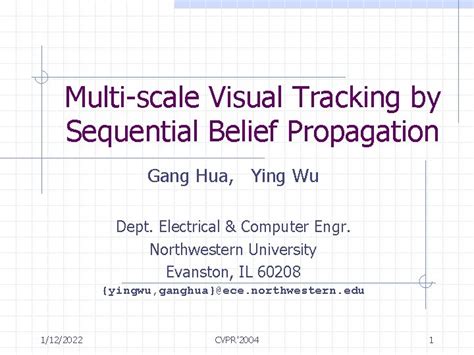 Multiscale Visual Tracking By Sequential Belief Propagation Gang