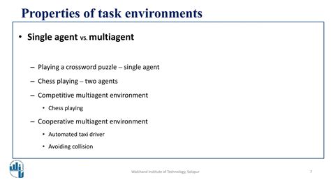 Properties Of The Task Environment In Artificial Intelligence System Pptx