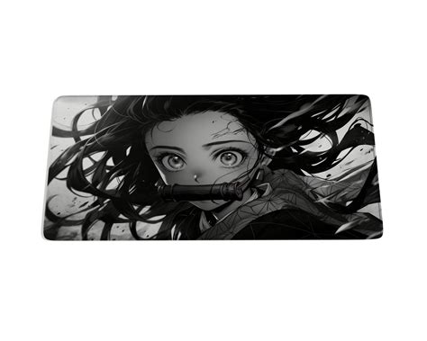 Nezuko Realism Mouse Pad Custom Anime Realism Design Custom Mouse Pad