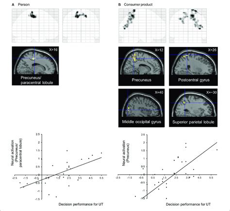 Neural Correlates Of Decision Performance Under Ut Conditions In A Download Scientific