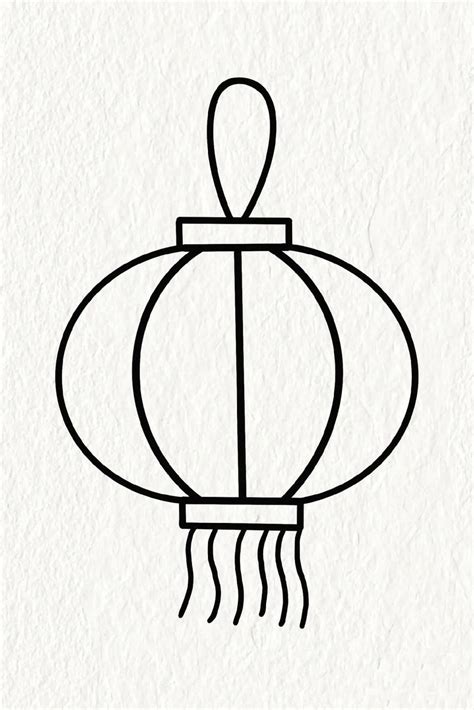 大红灯笼简笔画图片大全20张 几塔之家