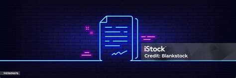 문서 서명란 아이콘입니다 계약 문서 파일 서명 네온 라이트 광선 효과 벡터 3차원 형태에 대한 스톡 벡터 아트 및 기타 이미지 3차원 형태 개념 개념과 주제 Istock