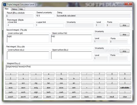 Triple Integral Calculator Level 2 Download Softpedia