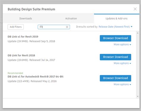 Solved Db Link For Revit 2019 Is Not Available In The App Store Autodesk Community