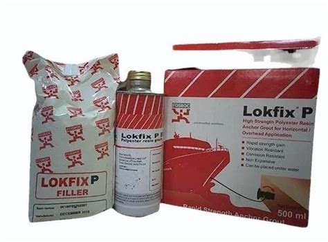 Fosroc Lokfix P Two Component Polyester Resin Anchoring Grout For Industrial 25 Kg At Best