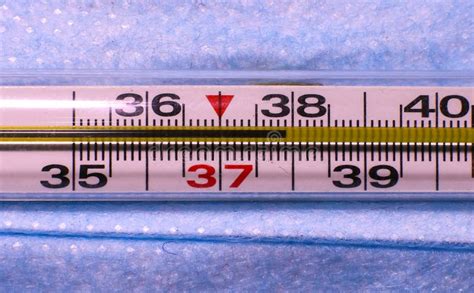 Medical Mercury Thermometer Showing High Temperature Stock Image Image Of Virus Weak 304657013