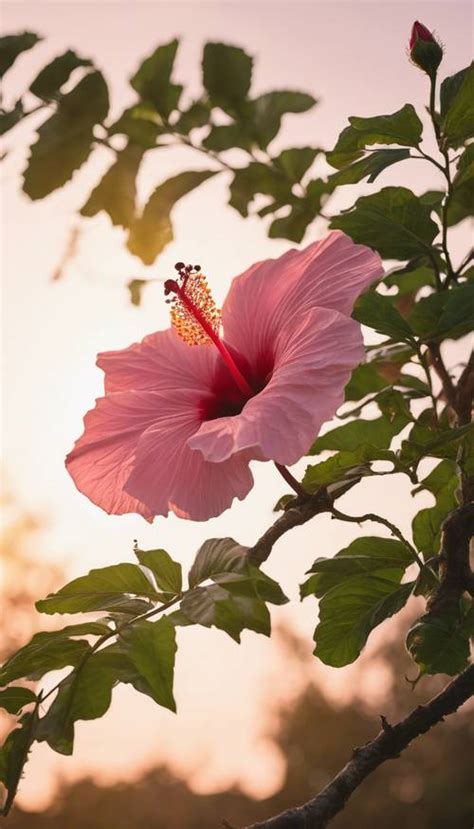 핑크 히비스커스 배경화면 핸드폰 무료 이미지 다운로드 Widgetclub