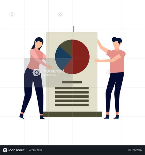 Babe And Girl Looking At Chart Graph Animation By Vector Stall LottieFiles
