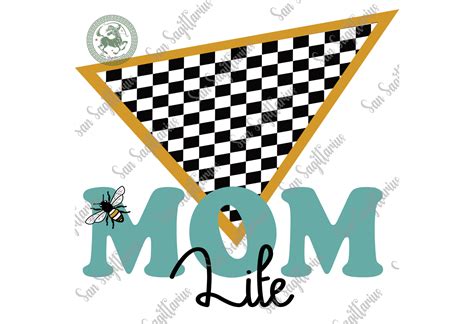 Mom Life Bee Lover Design Svg Graphics ~ Creative Market