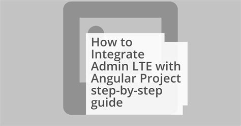 Angular Jobs On Linkedin How To Integrate Admin Lte With Angular Project Step By Step Guide