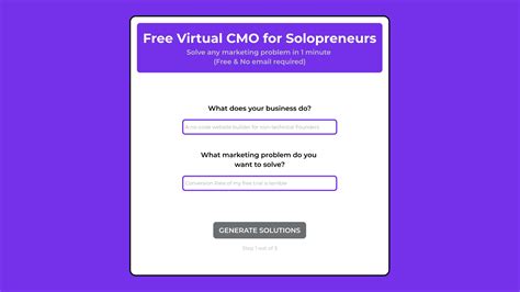 Marketing Plan Generator — Solve Any Marketing Problem In 1 Minute