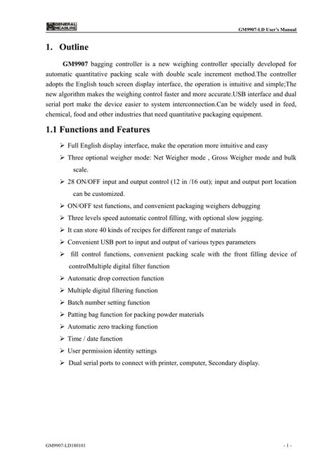 Ppt Weighing Controller Gm9907 Series Powerpoint Presentation Free Download Id 12340997