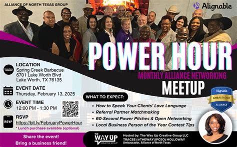 The Power Hour A Monthly Networking Meetup