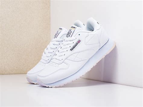 Купить Кроссовки Reebok Classic Leather цвет Белый купить по цене 2000 ...