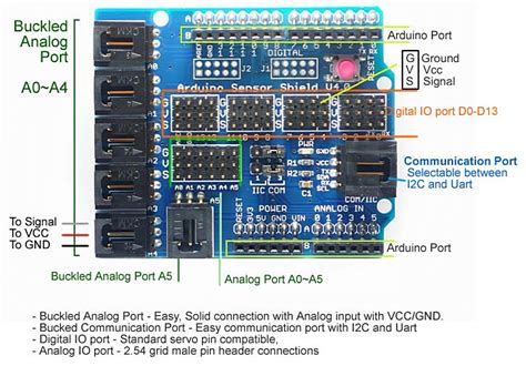 Купить недорого Плата расширения для подключения дополнительных датчиков к Arduino V40 в