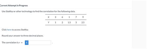 Solved Current Attempt In ProgressUse StatKey Or Other Chegg Com
