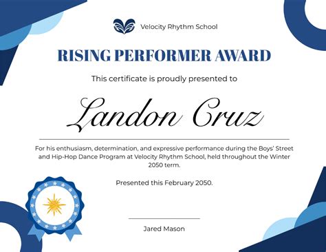 Free Printable Dance Certificate Templates To Customize Online