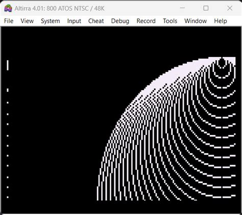 Graphics Primitives Positioning Using Gr Locate Example Ugbasic