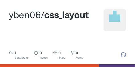 Github Yben Css Layout