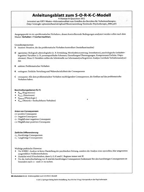 Anleitung S O R K C Modell Pdf