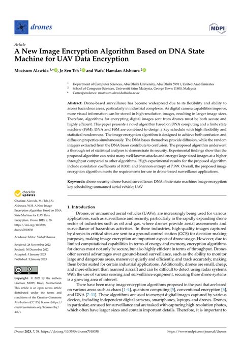 Pdf A New Image Encryption Algorithm Based On Dna State Machine For