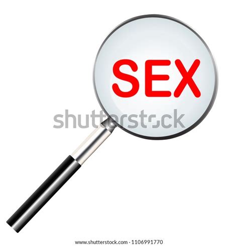 Sex Highlighted Magnifier Tool Icon Stock Vector Royalty Free 1106991770 Shutterstock