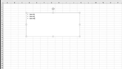 How To Add Bullet Points In Excel