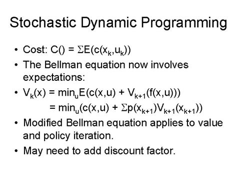 Dynamic Programming Chris Atkeson 2012 Dynamic Programming X