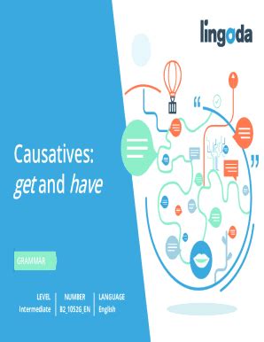 Fillable Online Causative Form In English Overview Examples Video Fax Email Print