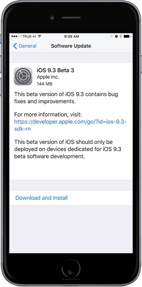 Apple ปลอยอปเดต iOS 9 3 beta 3 ใหนกพฒนาแลว