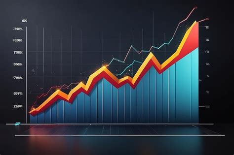 Graph Rising Premium Ai Generated Image