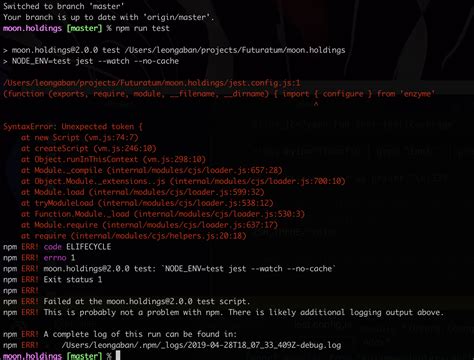 Javascript Jest Testing Getting Error On Import Of Configure From Enzyme Stack Overflow