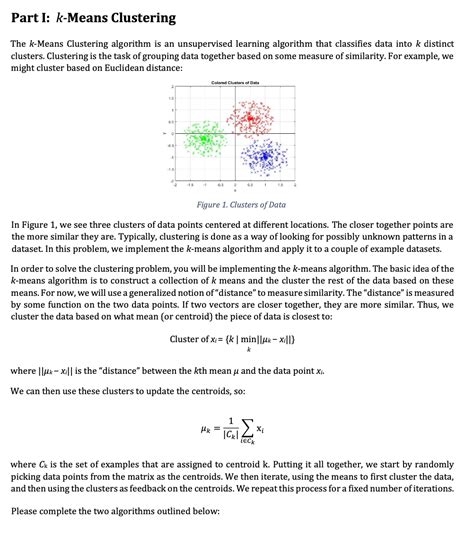 solved the k means clustering algorithm is an unsupervised