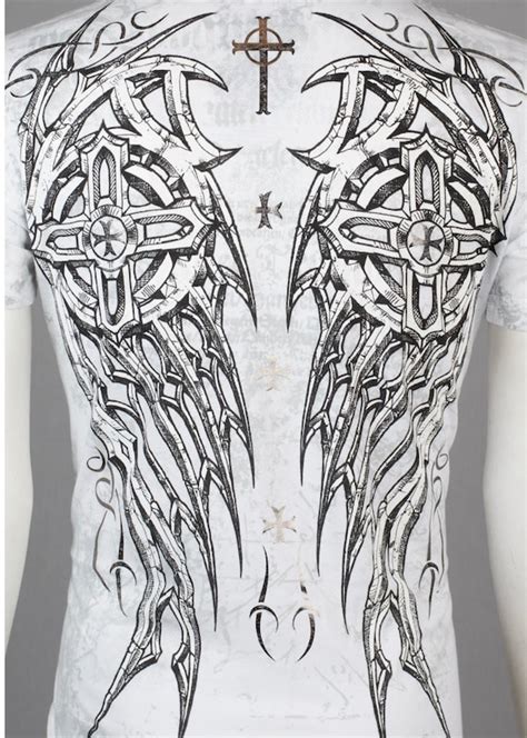 Affliction Wings Tattoos